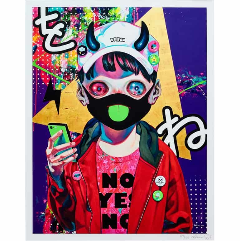 Portrait of a modern person wearing a mask | 弎畫廊